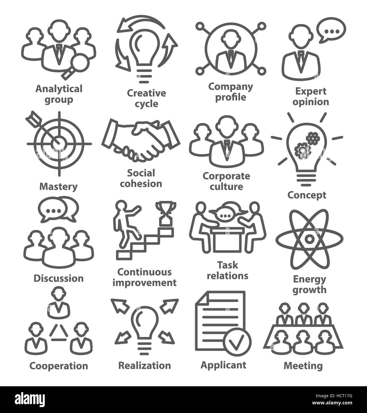 Profile icons pack in Stock Vector Images - Alamy