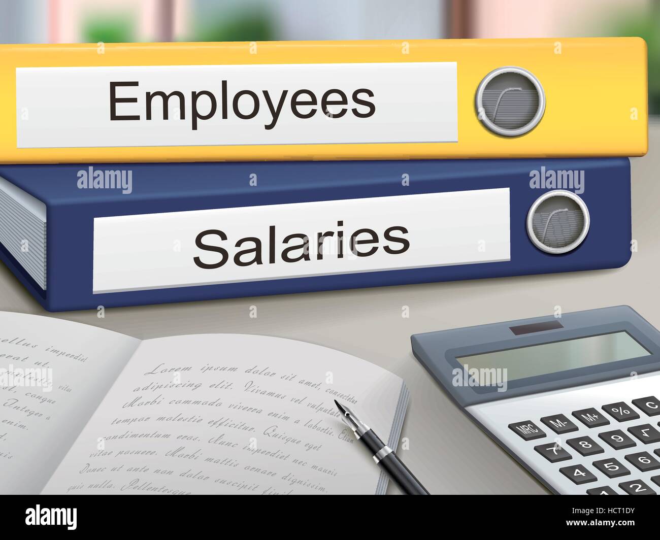 Salaries Stock Vector Images - Alamy