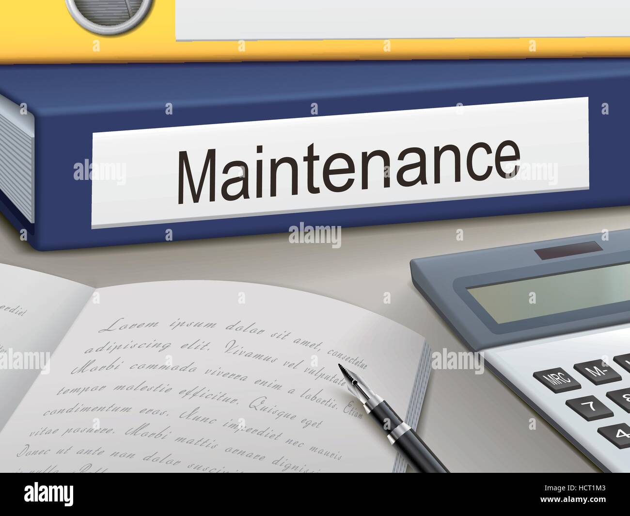 Folder maintenance Stock Vector Images - Alamy