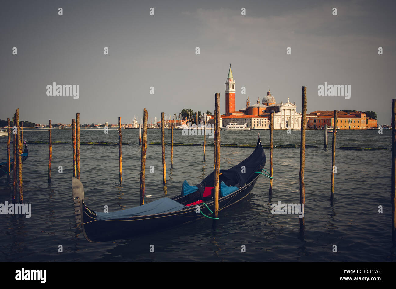 Boat and gondola on cana hi-res stock photography and images - Alamy