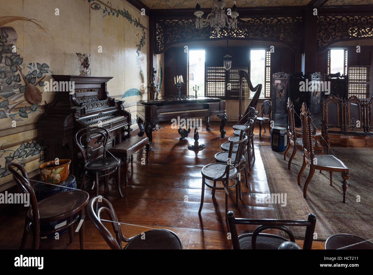 Manila, Philippines - November 30, 2016: Casa Manila is a museum in ...