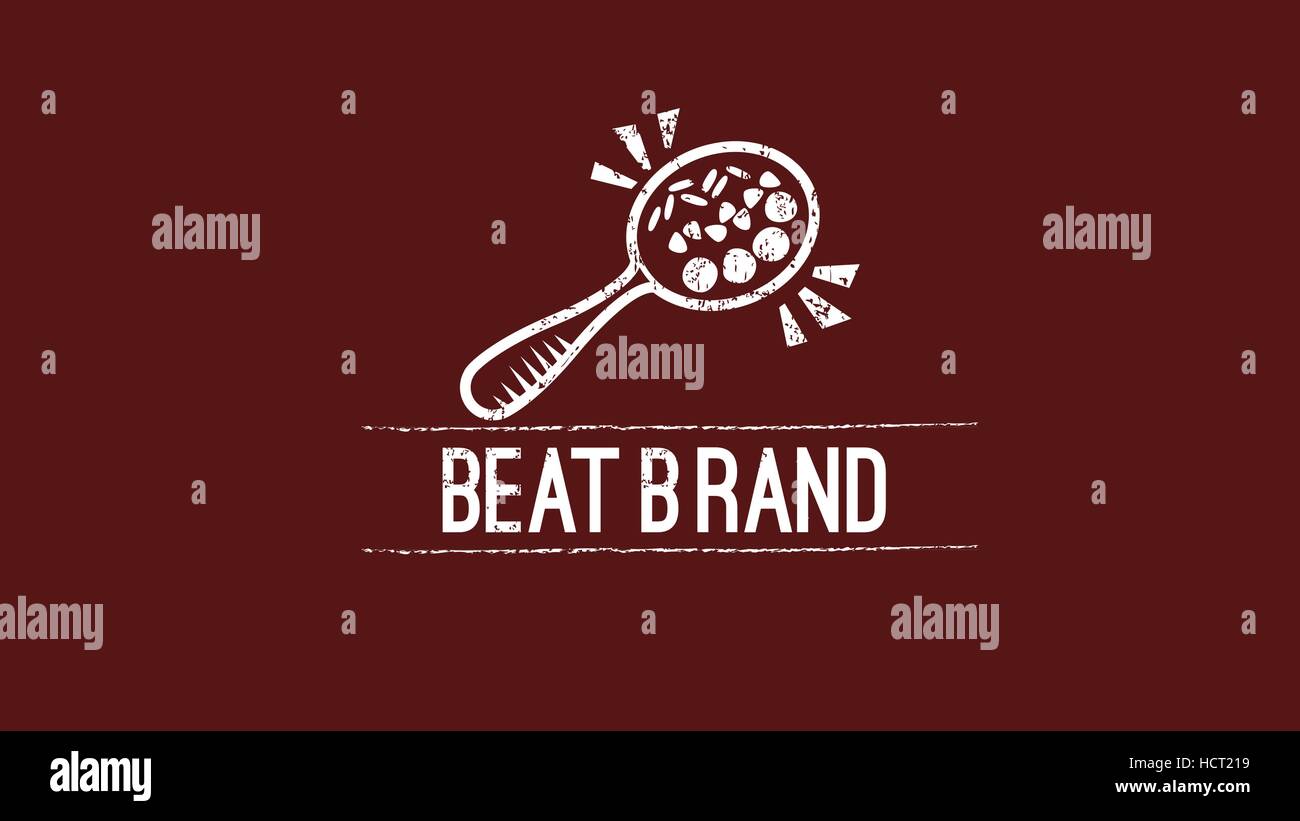 Beat vector logo design Stock Vector Image & Art - Alamy