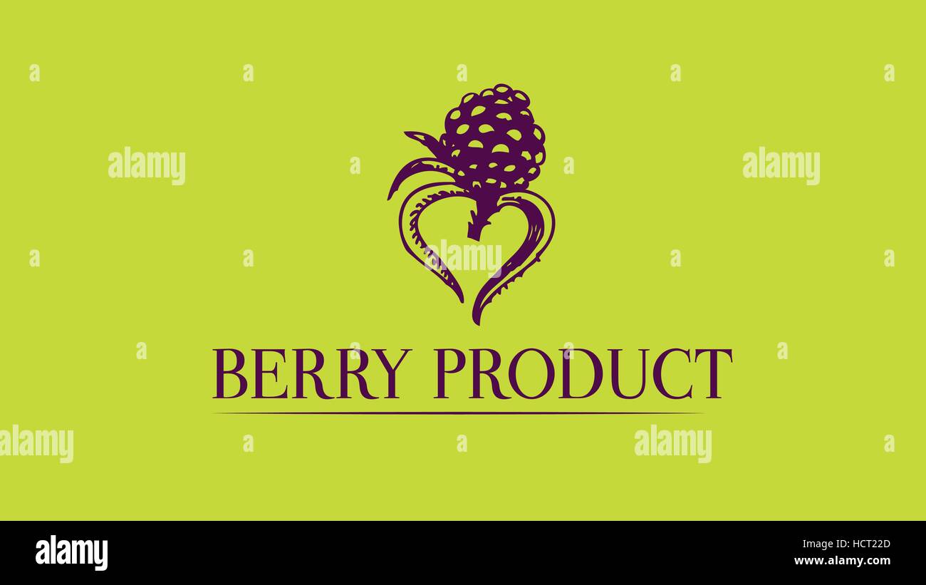 Berry products vector logo Stock Vector Image & Art - Alamy