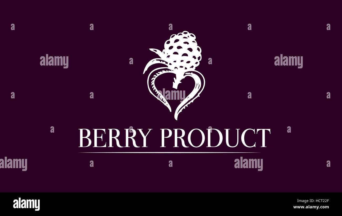 Berry products vector logo Stock Vector Image & Art - Alamy