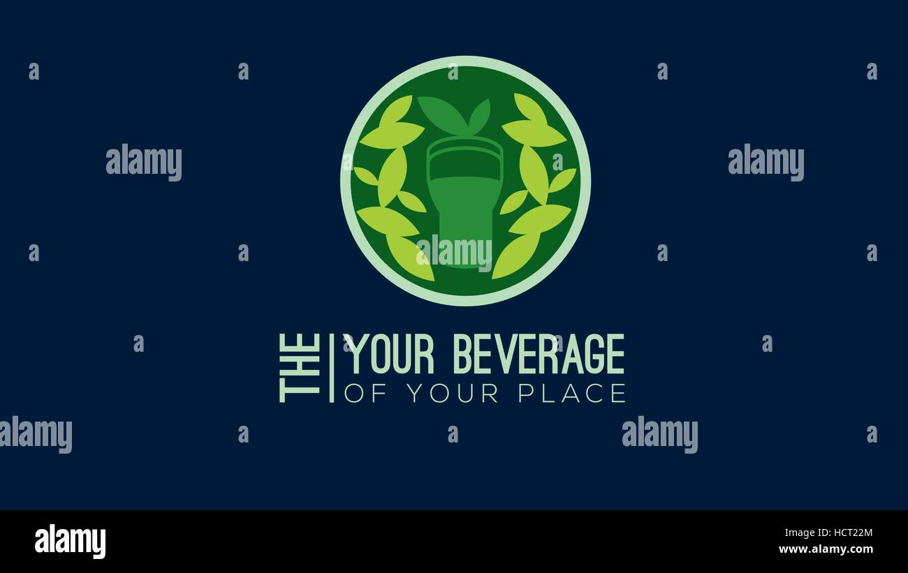 Cocktails vector logo design Stock Vector Image & Art - Alamy