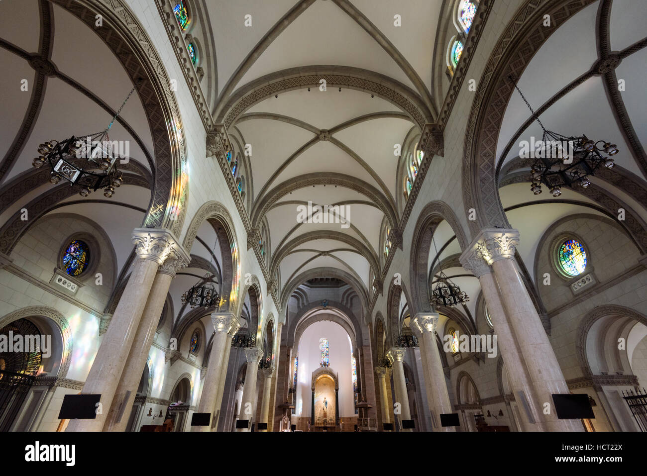 Manila, Philippines - November 30, 2016: Interior of Manila Cathedral ...