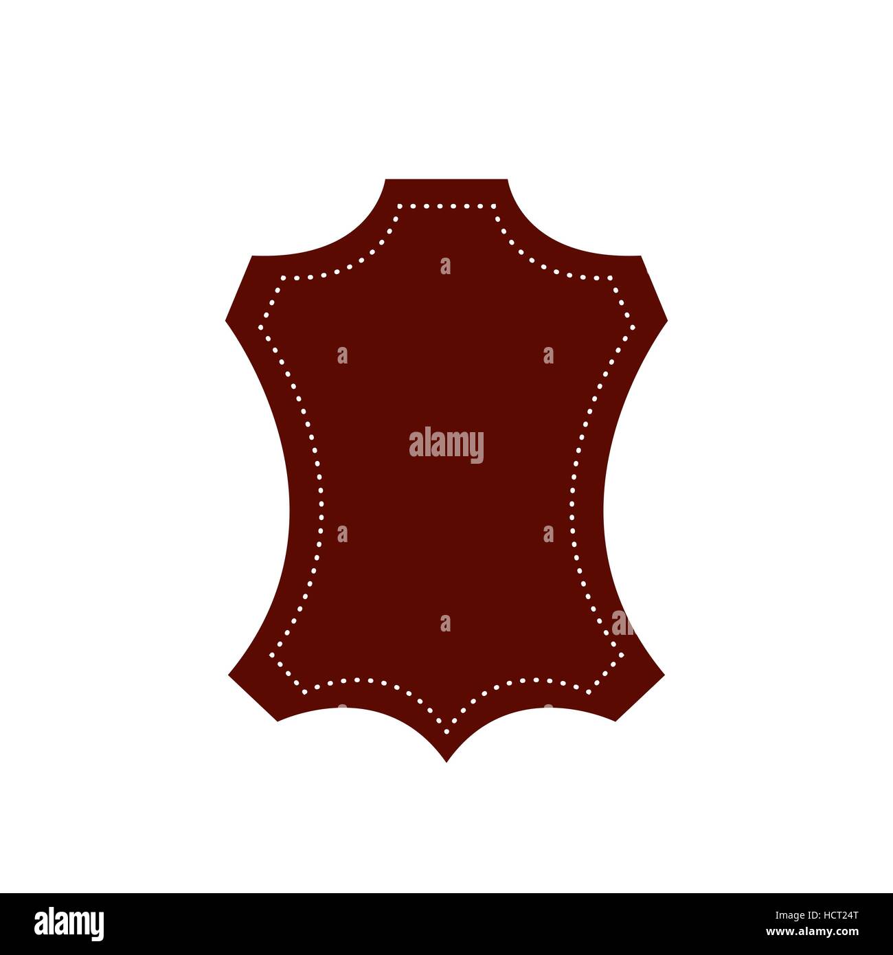 Real leather label Stock Vector Images - Alamy