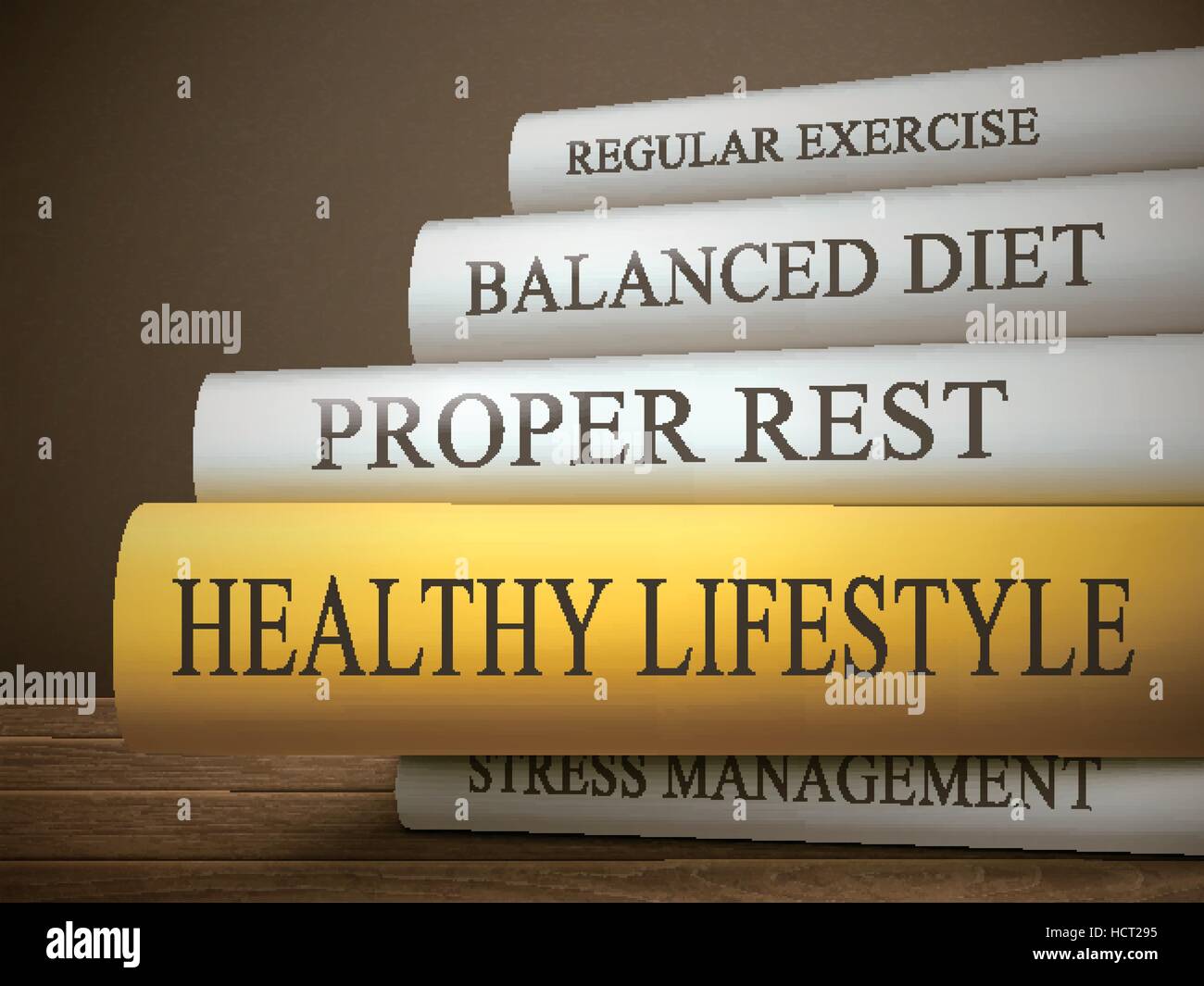 Healthy lifestyle and proper nutrition Stock Vector Images - Alamy