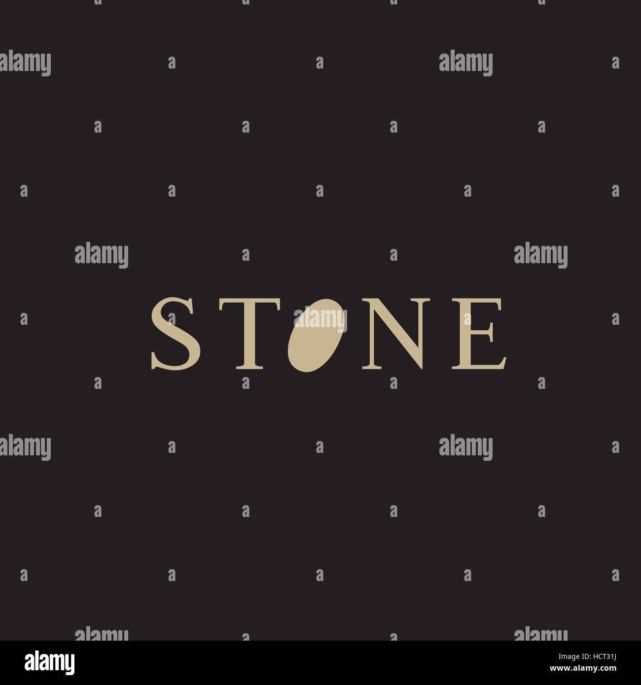 Stone vector logo design Stock Vector Image & Art - Alamy