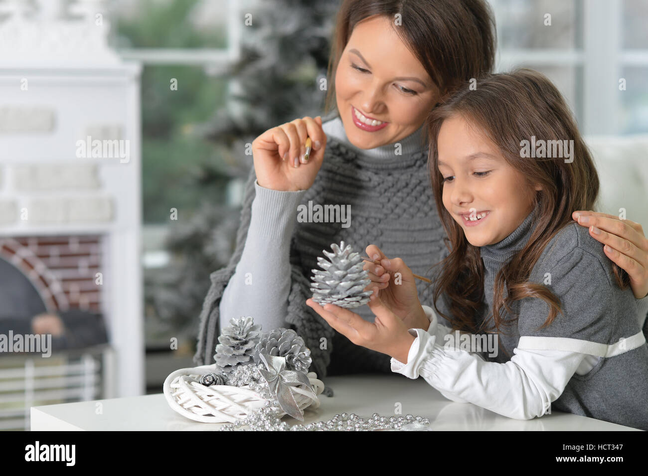 Joyful scene mother daughter hi-res stock photography and images - Alamy
