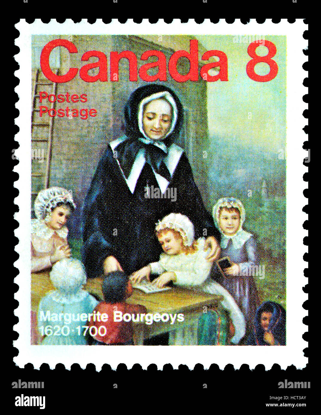 Canadian postage stamp (1975): Marguerite Bourgeoys, (1620-1700) French ...