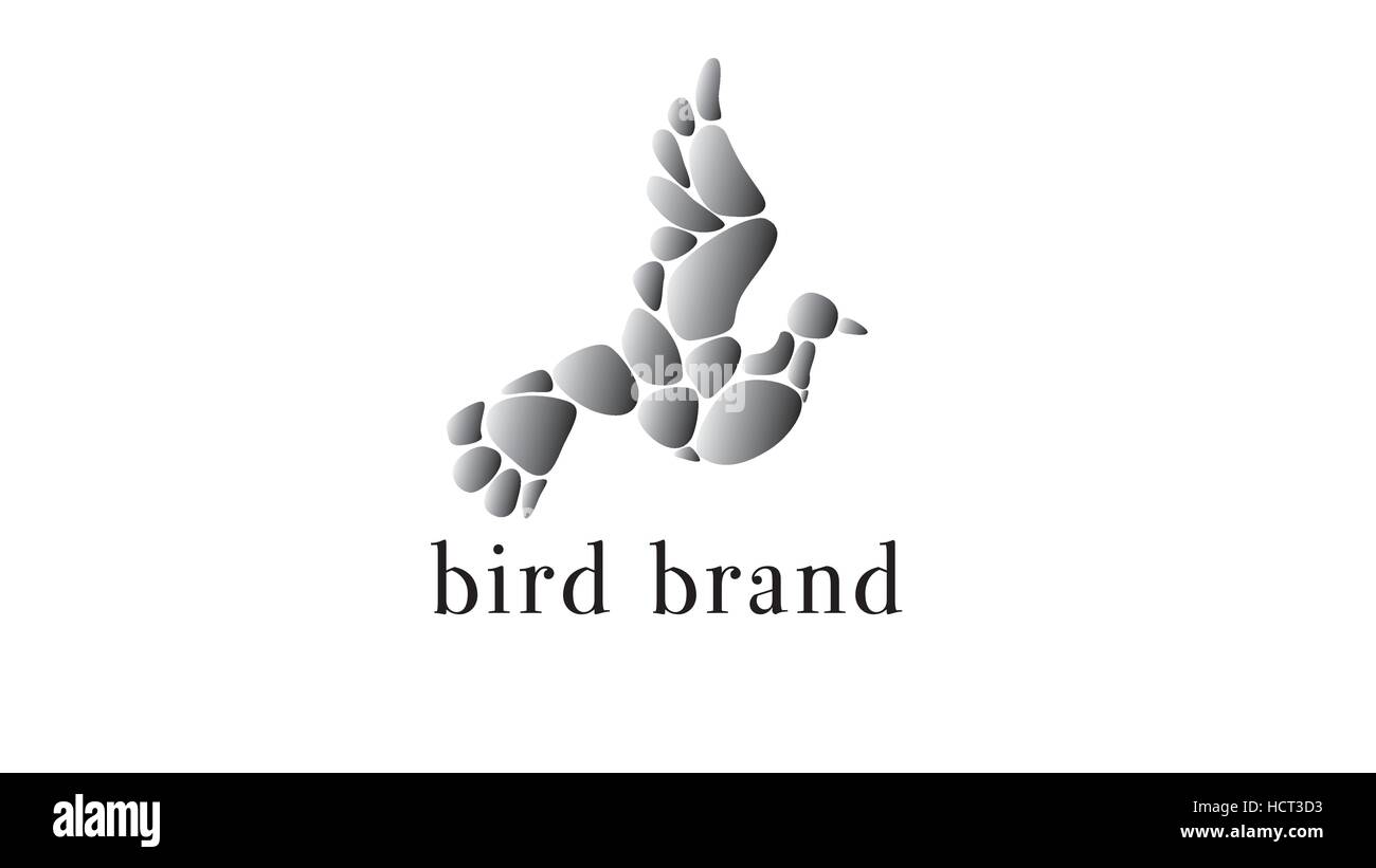 Bird vector logo. Bird illustration. Bird emblem Stock Vector Image ...
