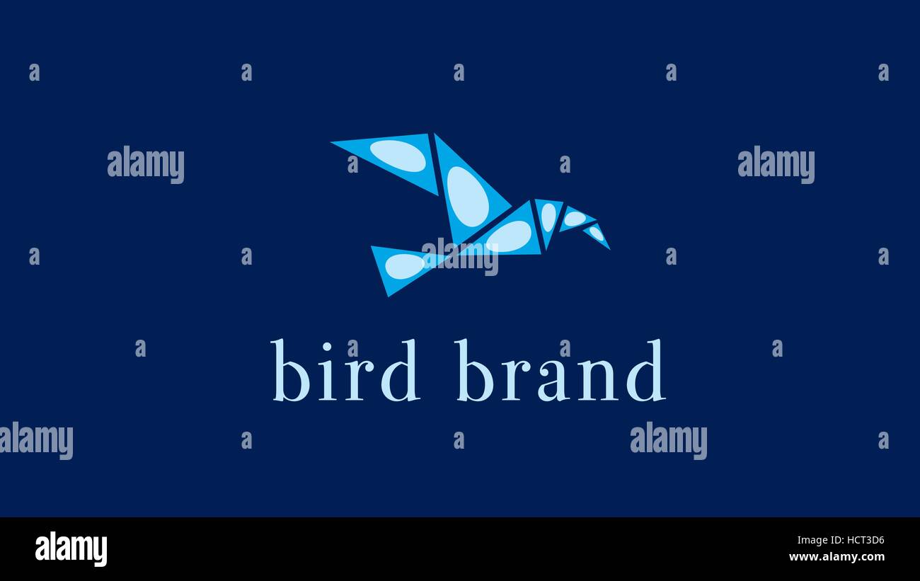 Bird vector logo. Bird illustration. Bird emblem Stock Vector Image ...