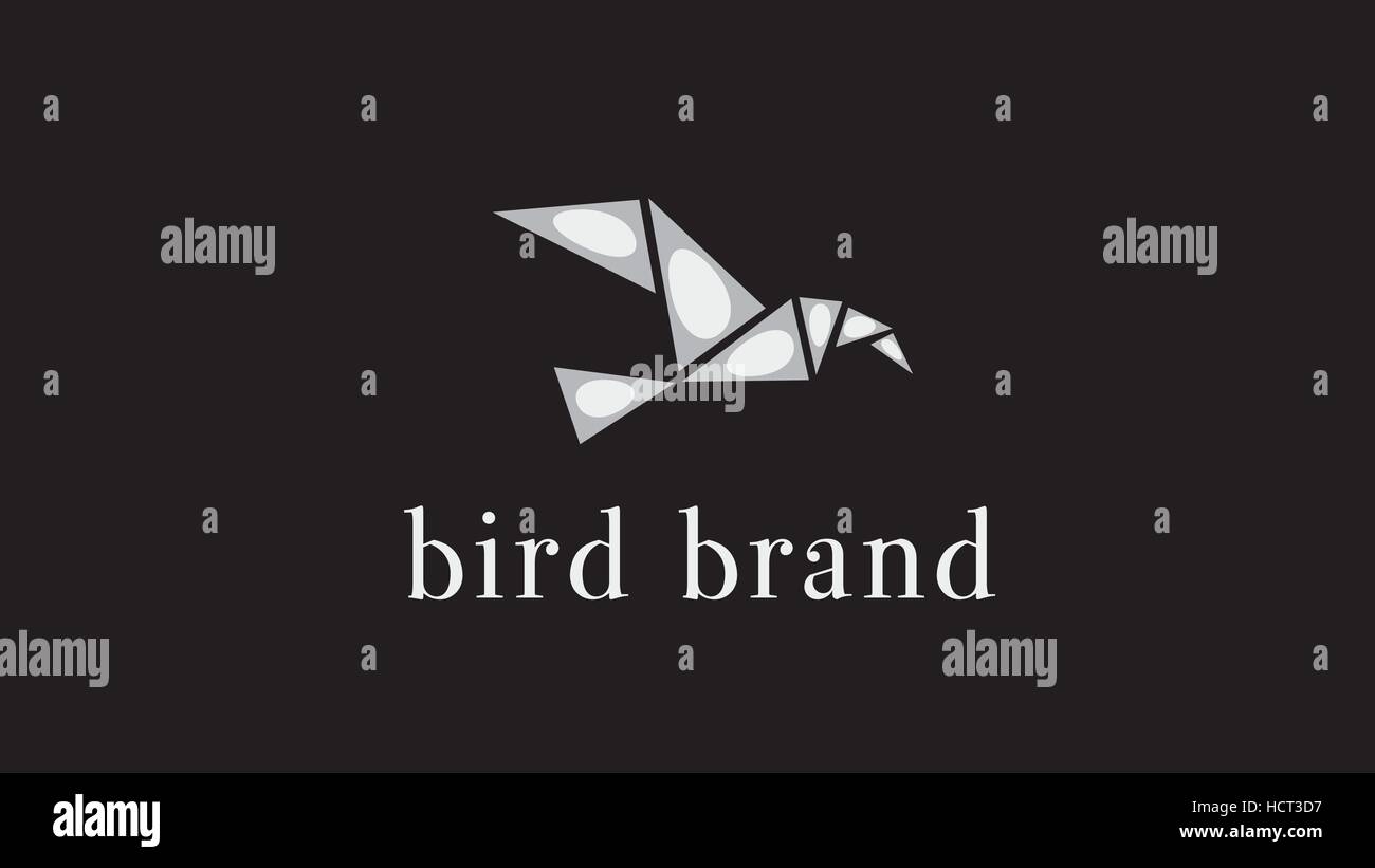 Bird vector logo. Bird illustration. Bird emblem Stock Vector Image ...