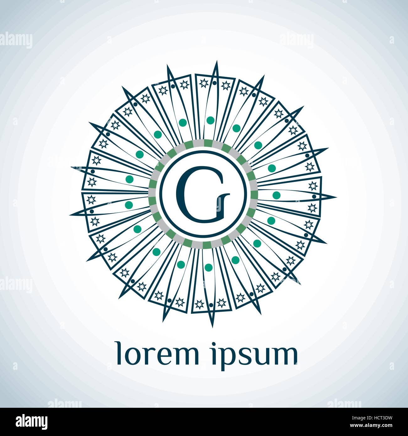 G letter vector logo design template. Luxury monogram for hotel ...