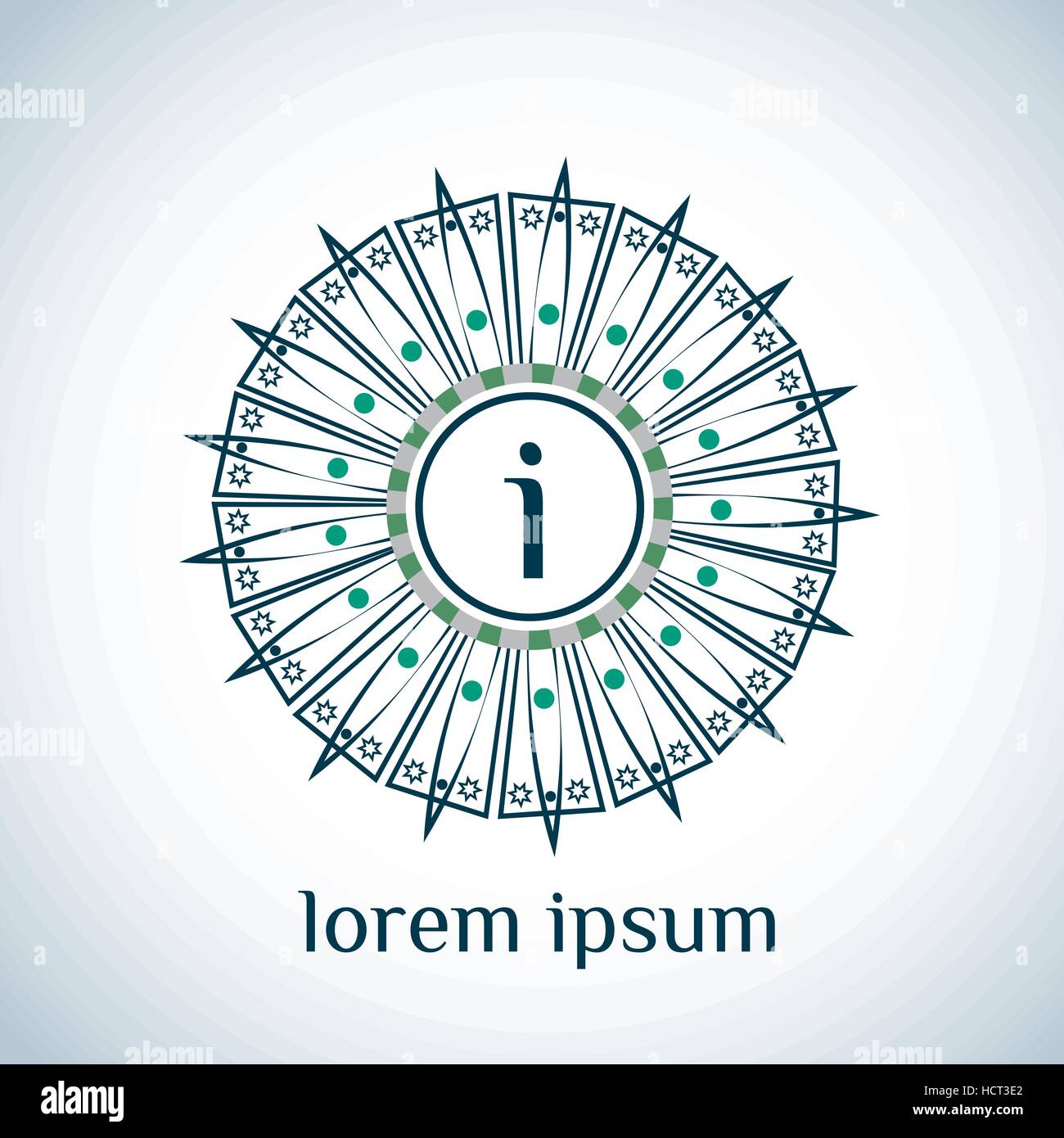 i letter vector logo design template. Luxury monogram for hotel ...