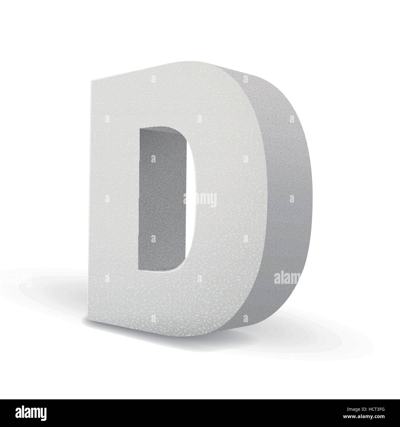 white letter D isolated on white background Stock Vector Image & Art ...