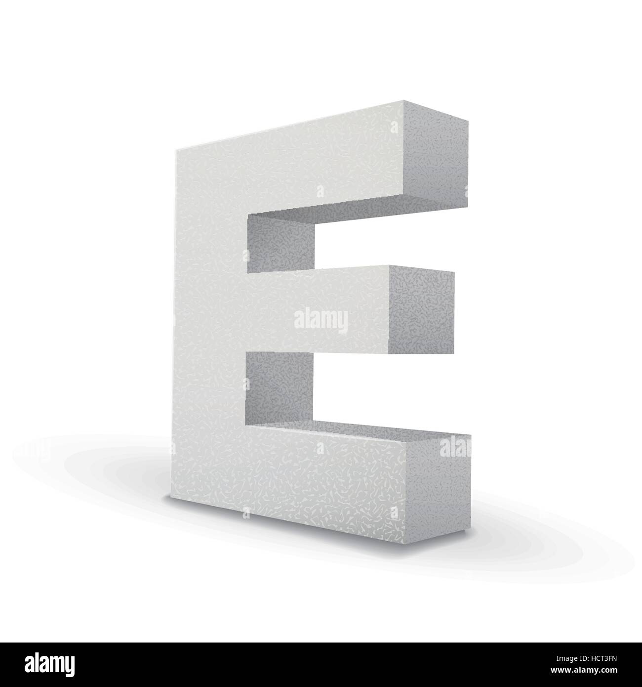 white letter E isolated on white background Stock Vector Image & Art ...