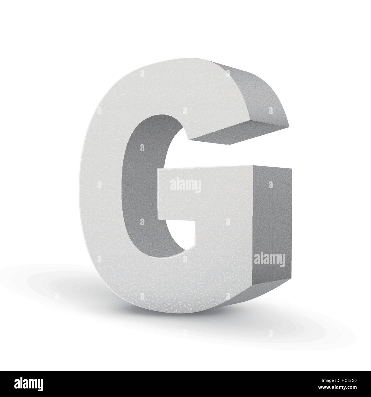 white letter G isolated on white background Stock Vector Image & Art ...