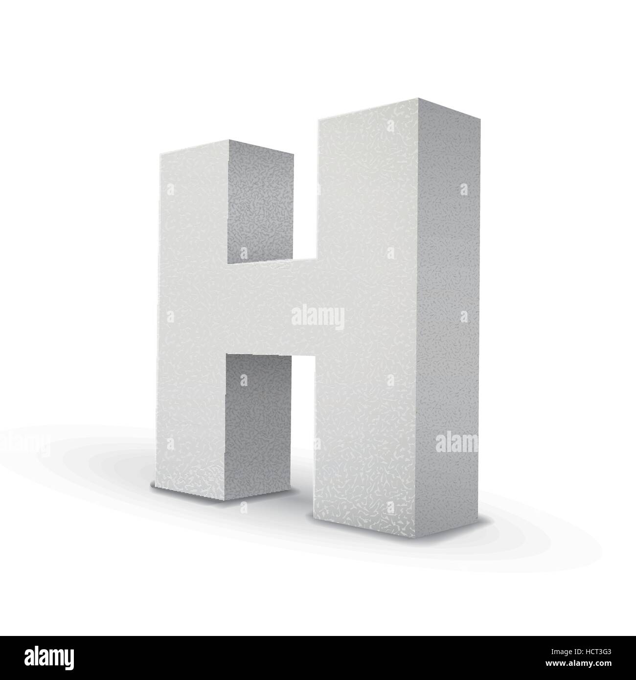 white letter H isolated on white background Stock Vector Image & Art ...