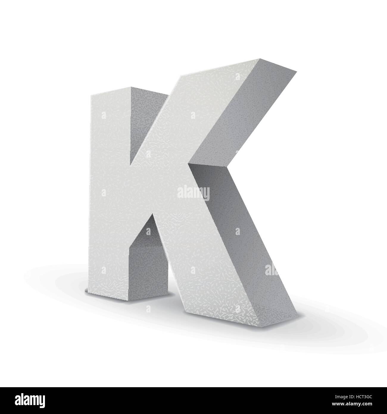white letter K isolated on white background Stock Vector Image & Art ...