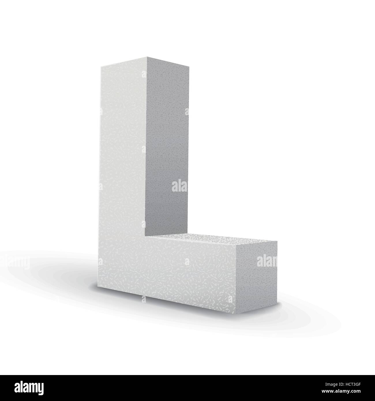 white letter L isolated on white background Stock Vector Image & Art ...