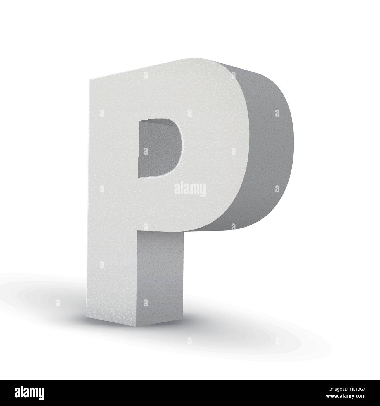 white letter P isolated on white background Stock Vector Image & Art ...
