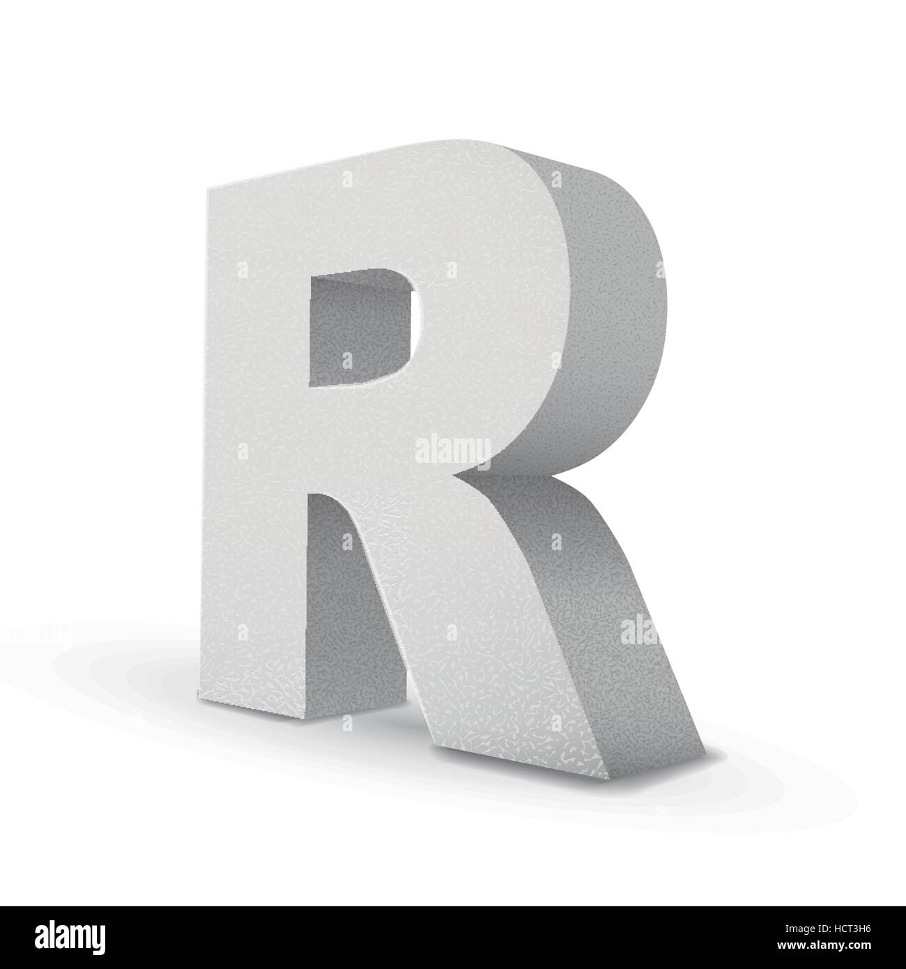 white letter R isolated on white background Stock Vector Image & Art ...