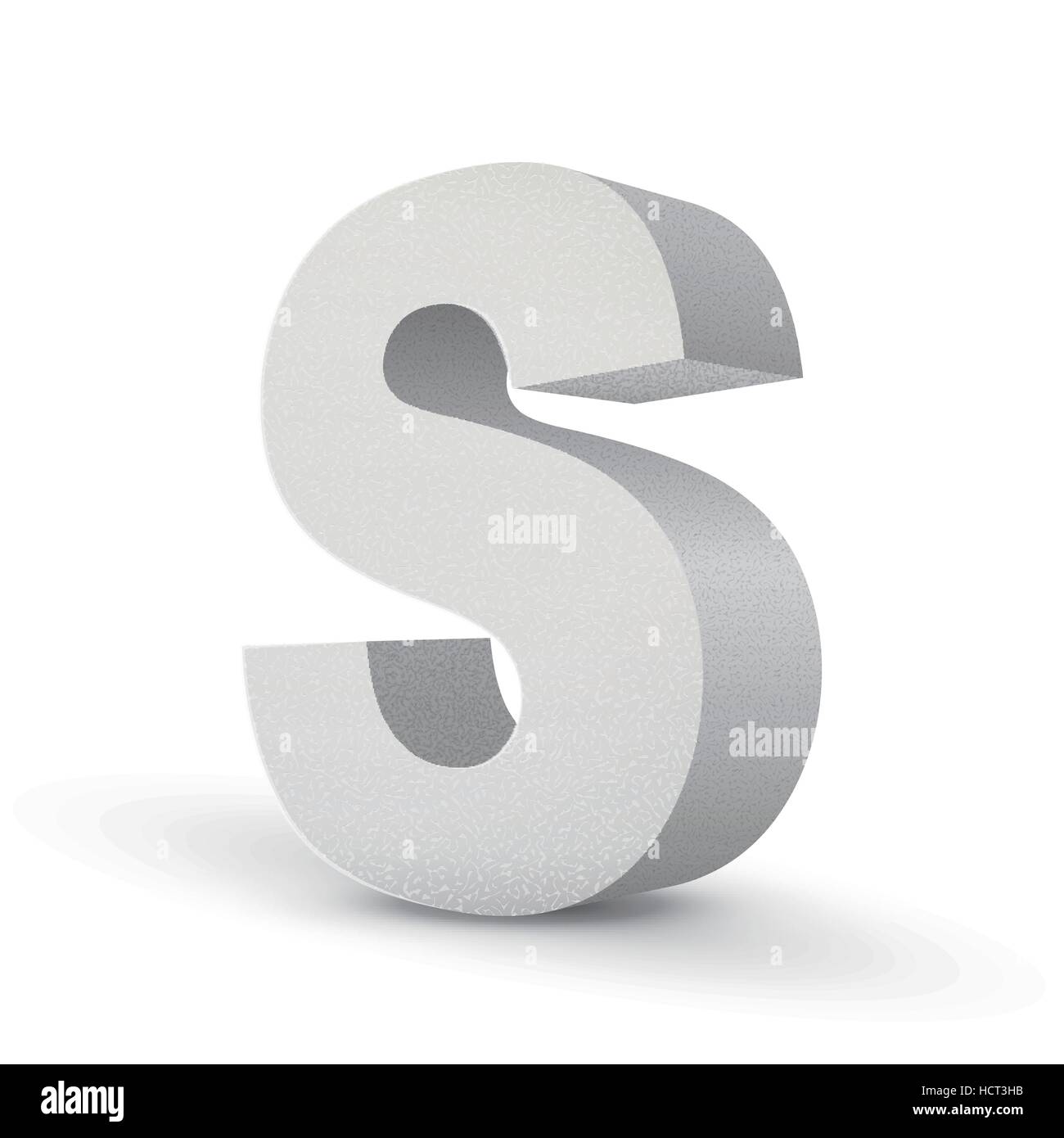 white letter S isolated on white background Stock Vector Image & Art ...