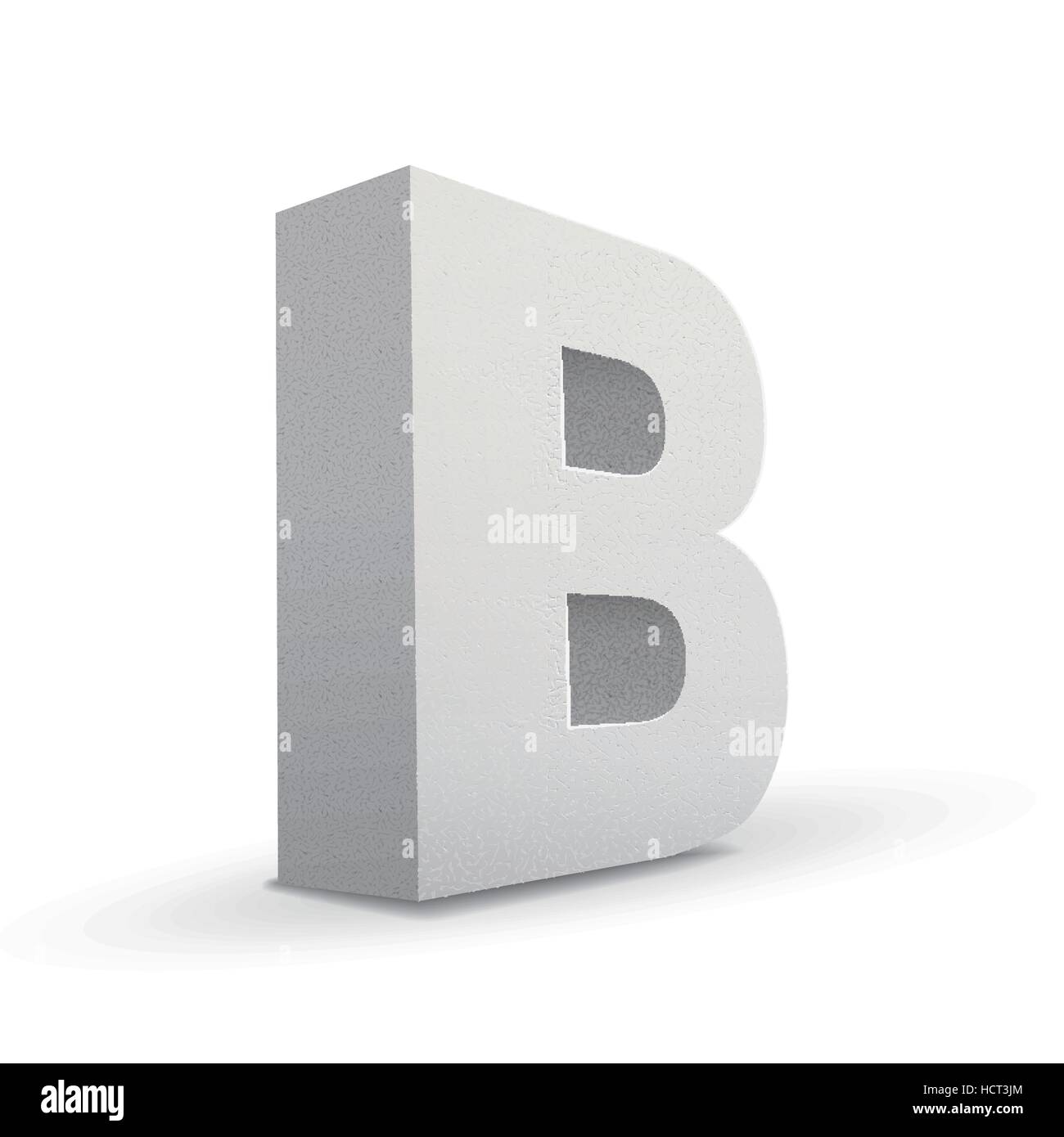 white letter B isolated on white background Stock Vector Image & Art ...