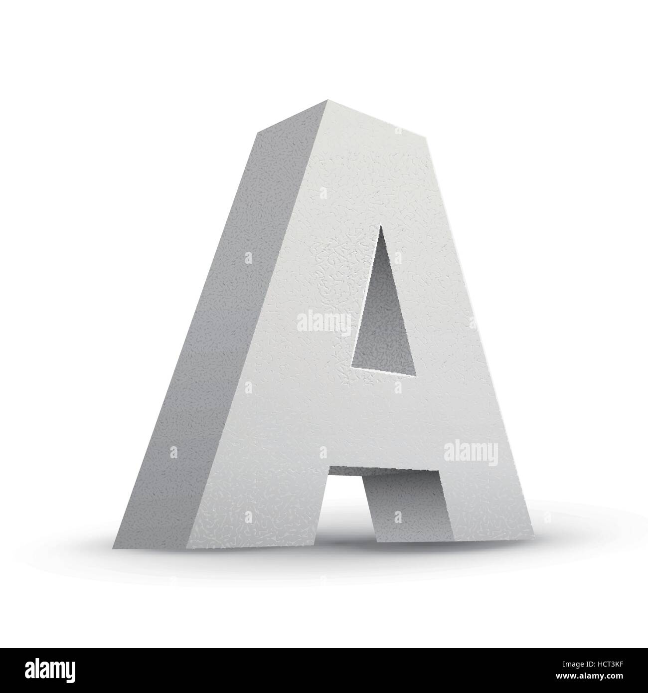 white letter A isolated on white background Stock Vector Image & Art ...