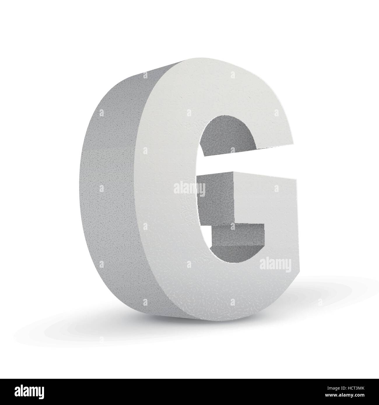 white letter G isolated on white background Stock Vector Image & Art ...