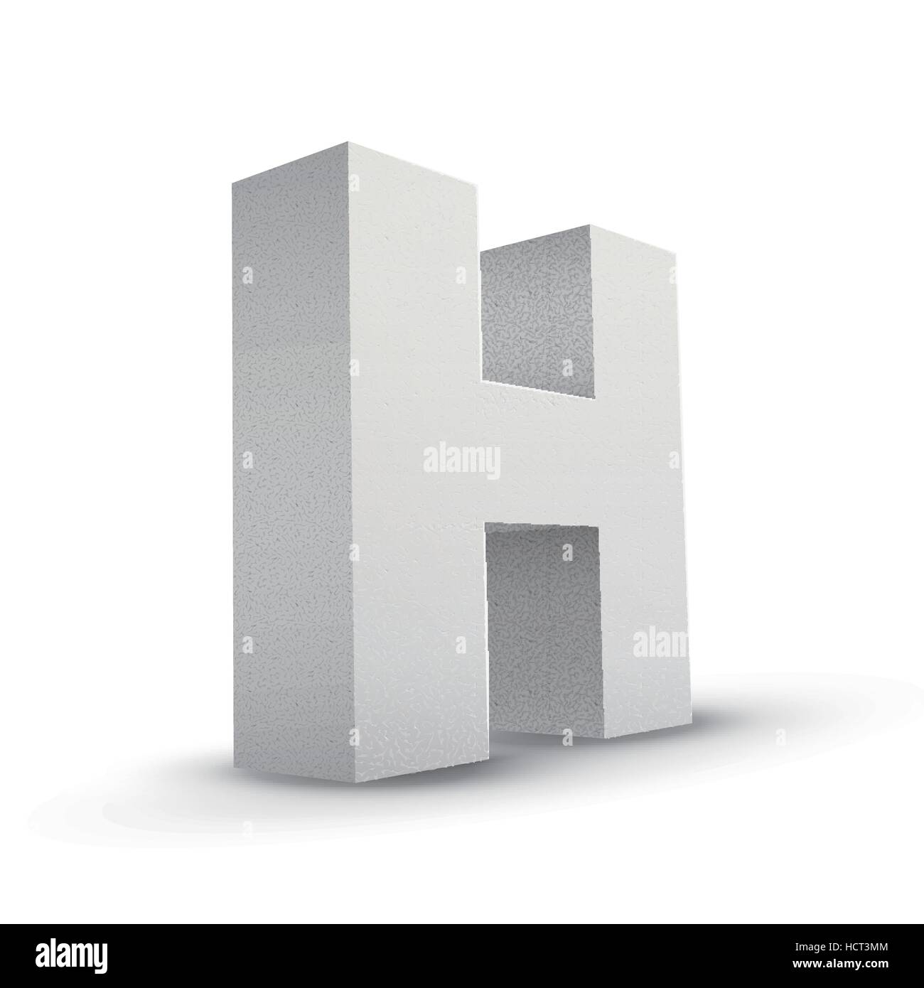 white letter H isolated on white background Stock Vector Image & Art ...