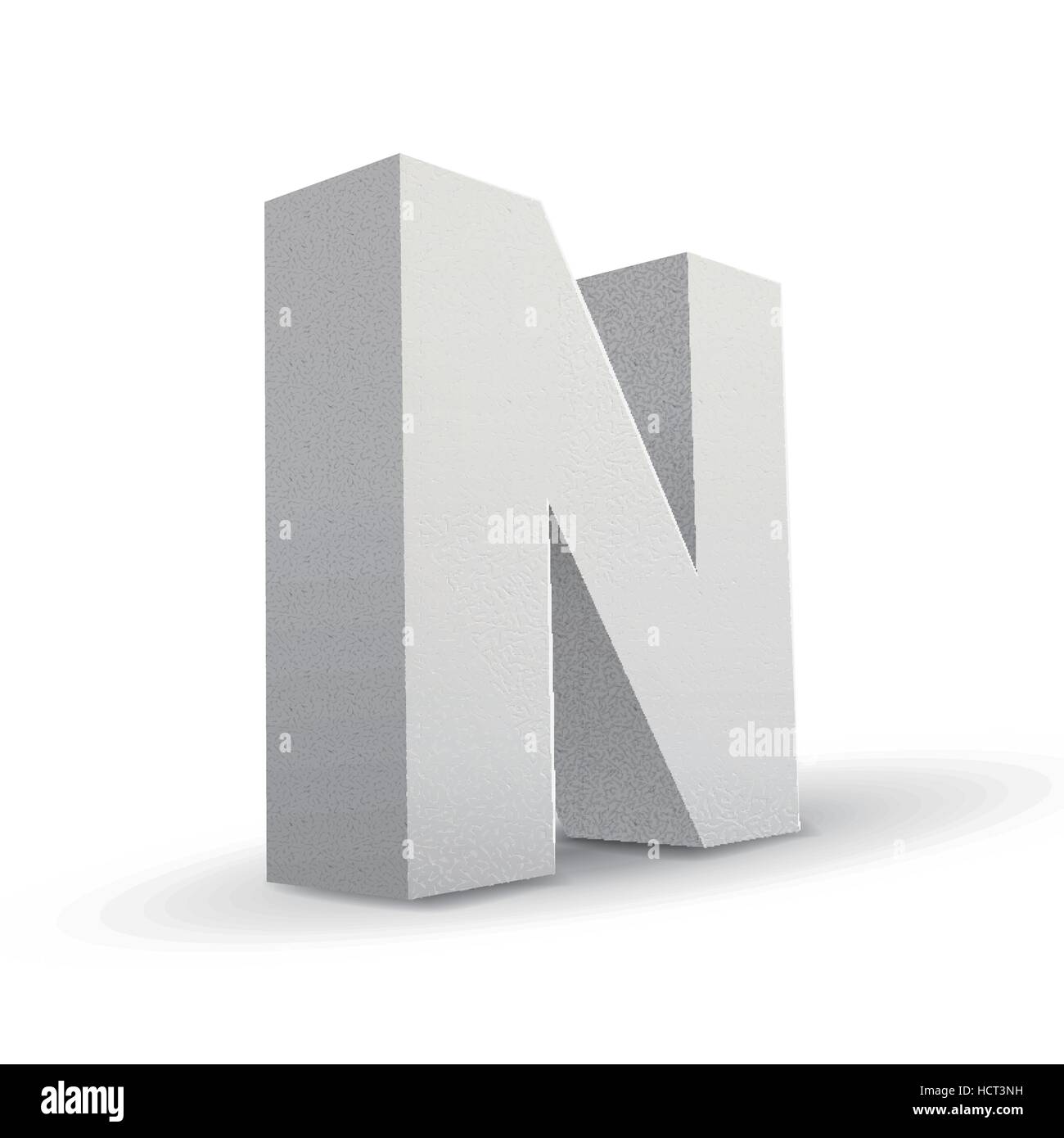 Single letter n Stock Vector Images - Alamy