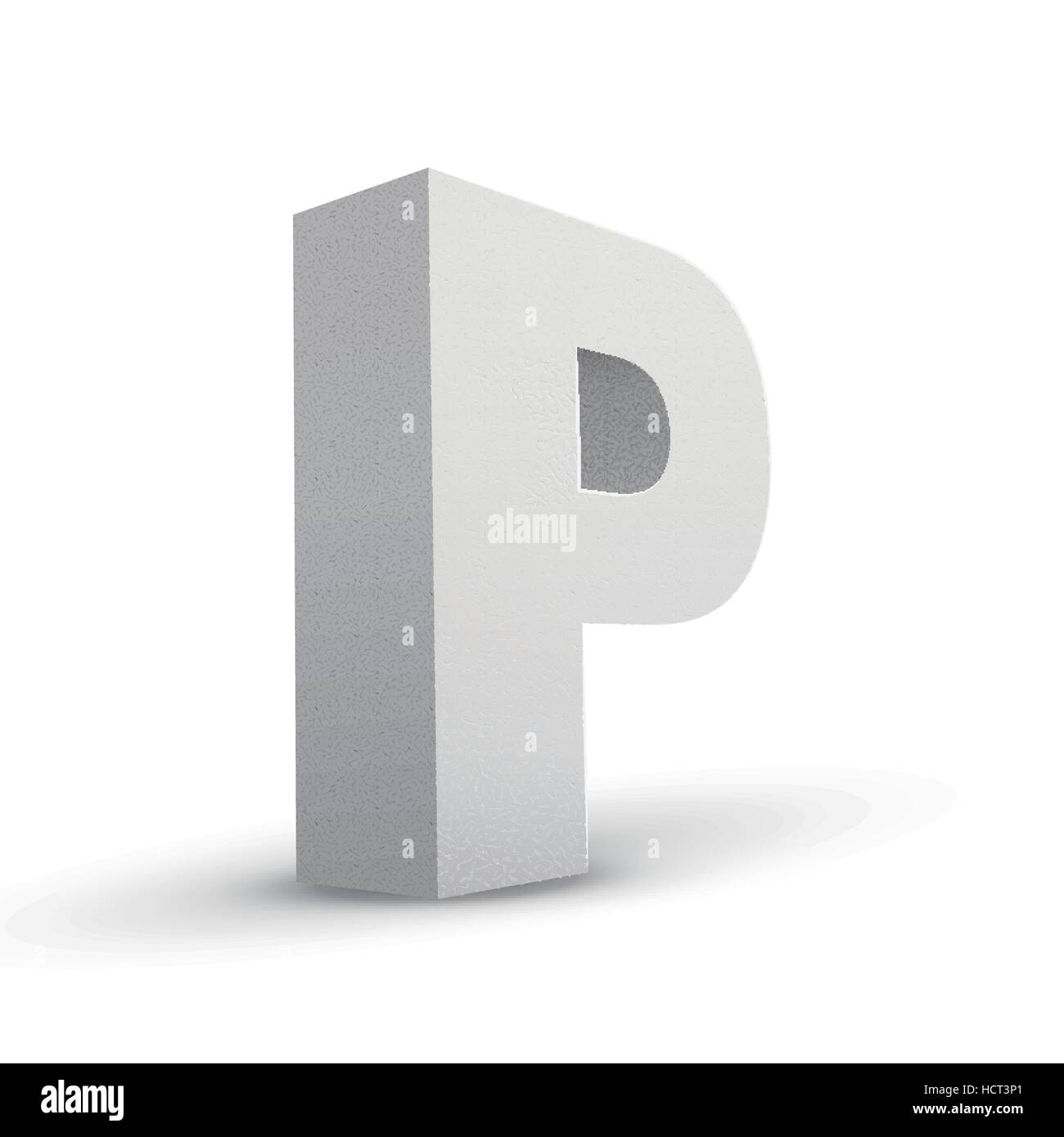 white letter P isolated on white background Stock Vector Image & Art ...