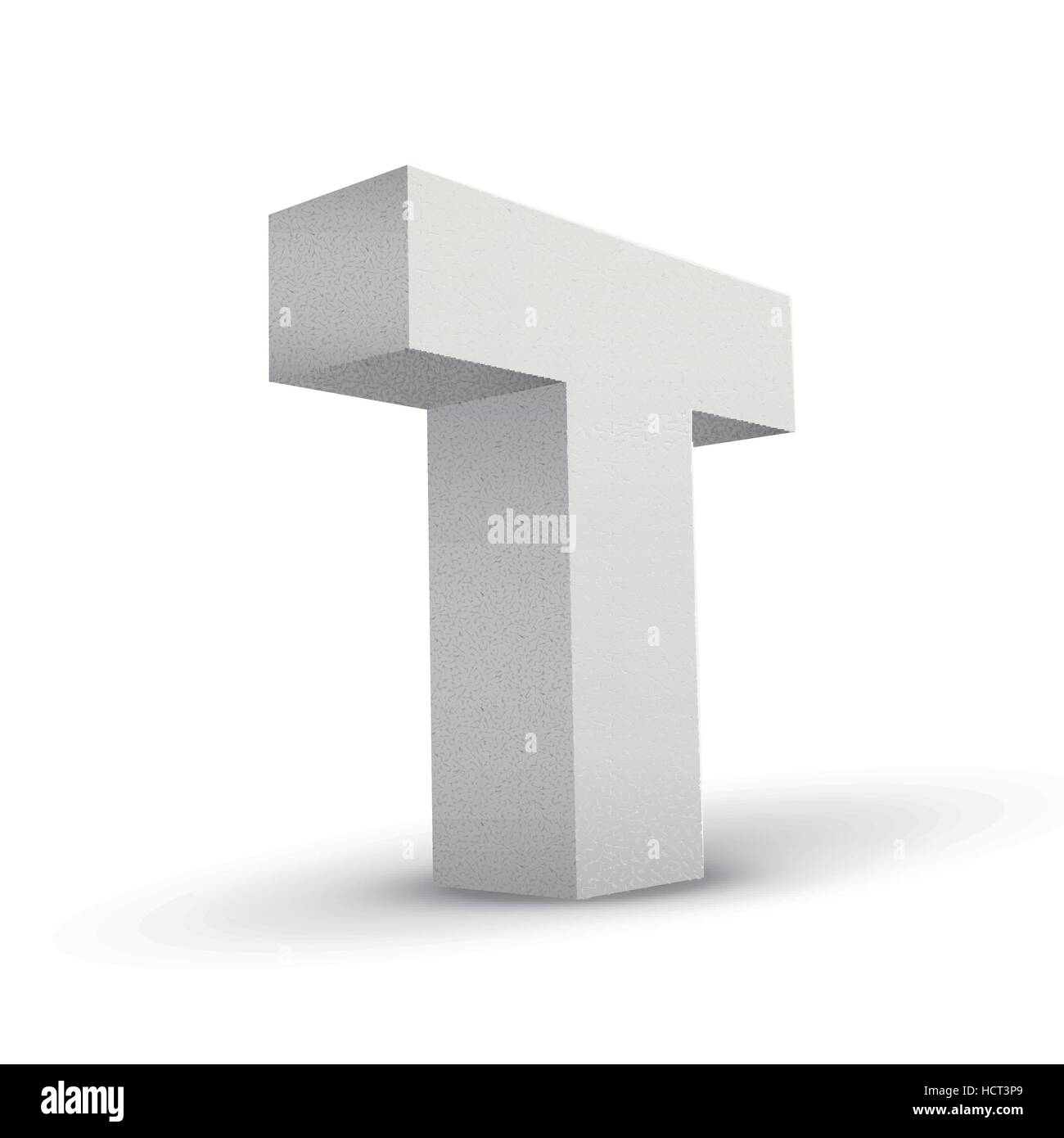 white letter T isolated on white background Stock Vector Image & Art ...