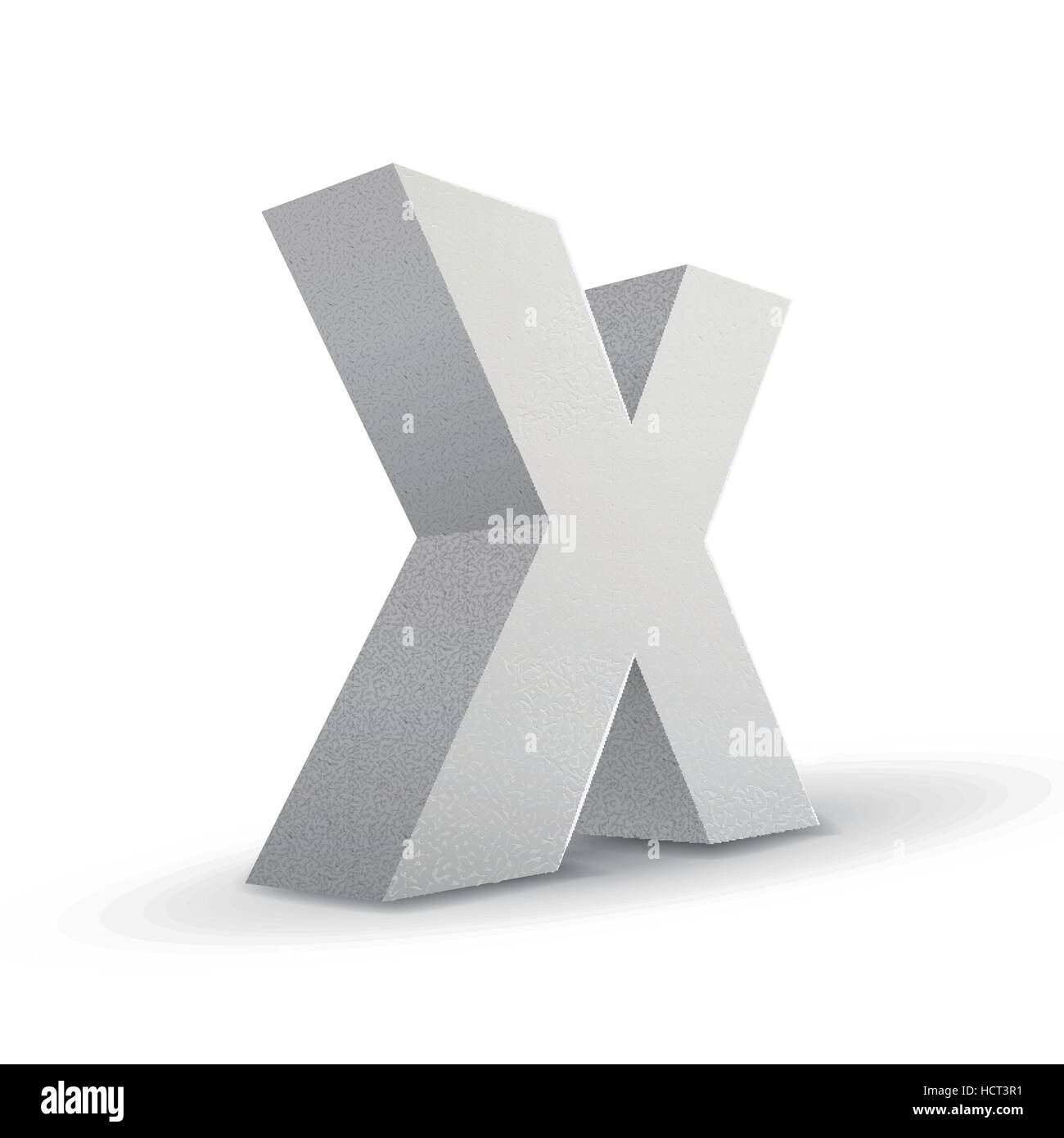 white letter X isolated on white background Stock Vector Image & Art ...