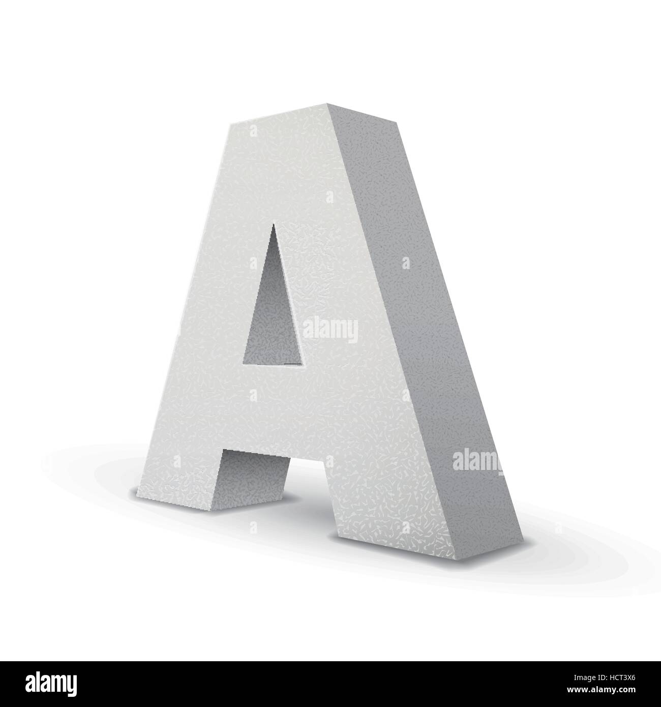 white letter A isolated on white background Stock Vector Image & Art ...