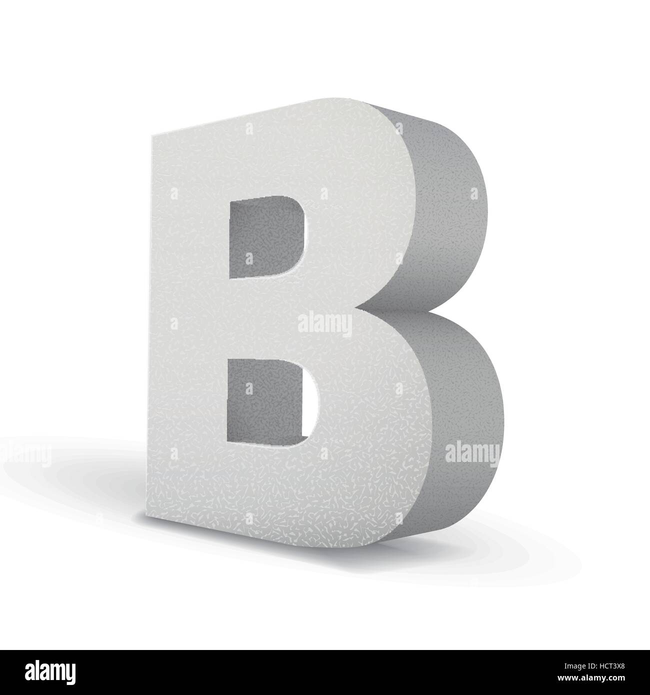 white letter B isolated on white background Stock Vector Image & Art ...