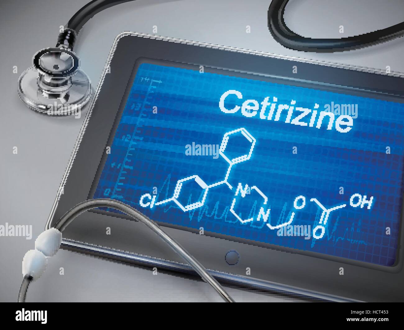 Cetirizine Stock Vector Images - Alamy