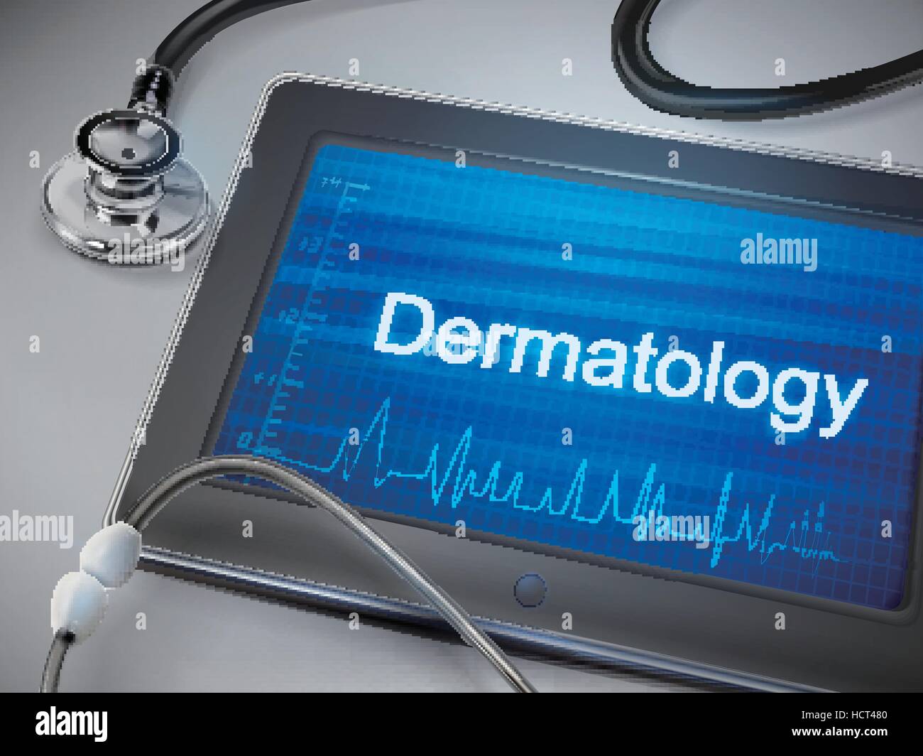 Dermatology monitor Stock Vector Images - Alamy