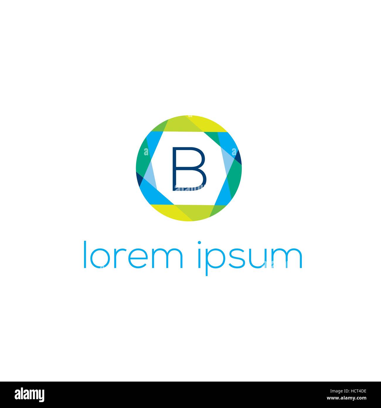 B letter business vector logo design. Initial letter brand identity ...