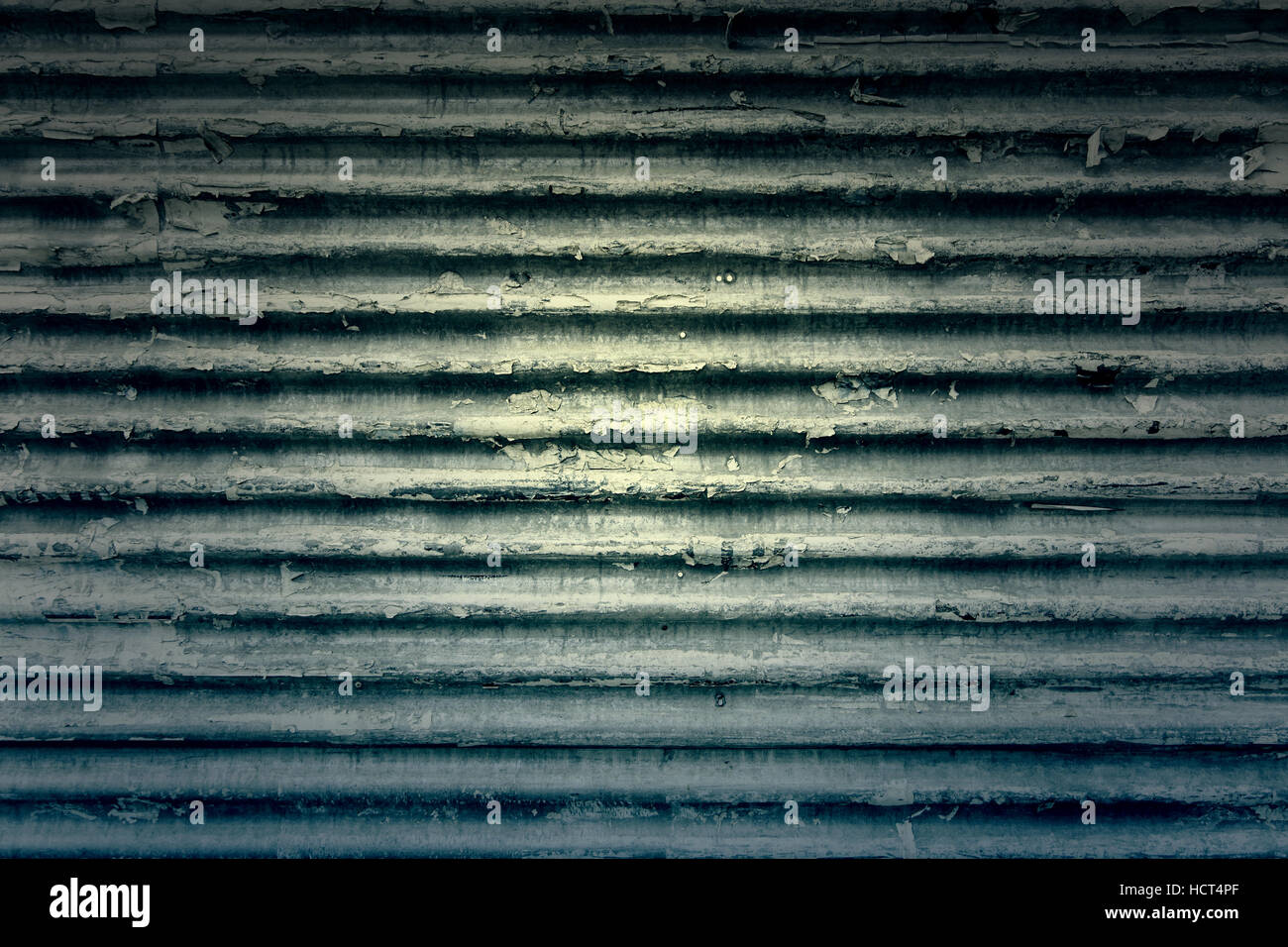 Metal wall protection, detail from a closed metal ottoman, security ...