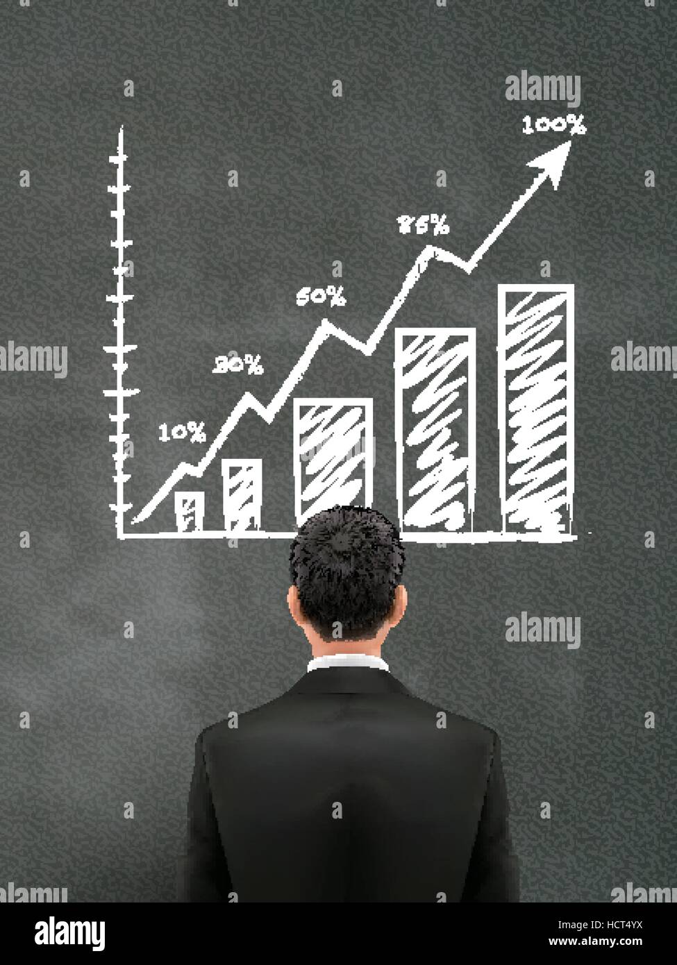 Looking over wall Stock Vector Images - Alamy