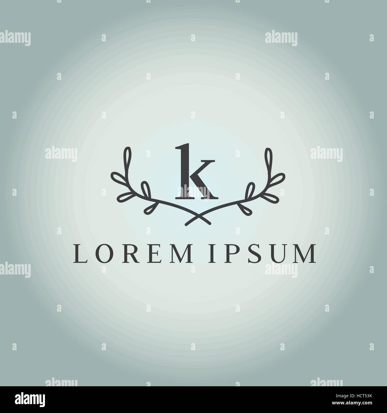 k letter vector logo design template. Luxury monogram for hotel ...