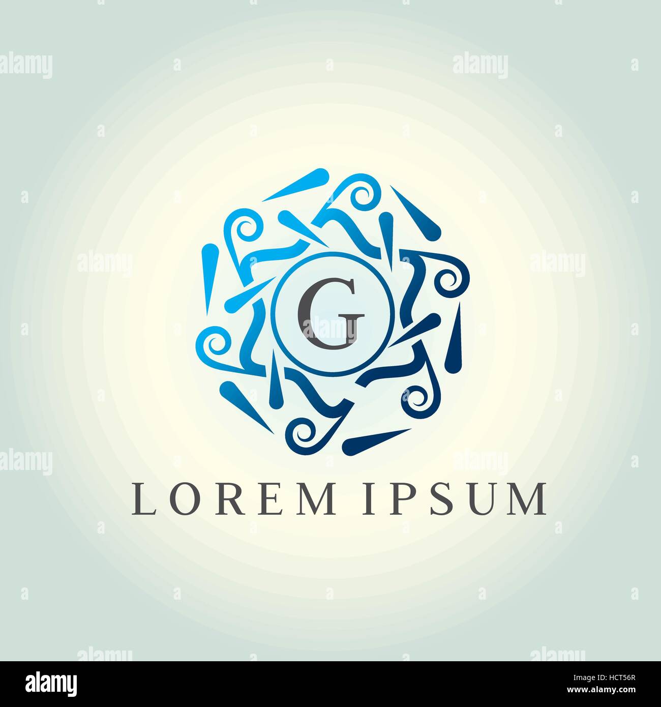 G letter vector logo design template. Luxury monogram for hotel ...