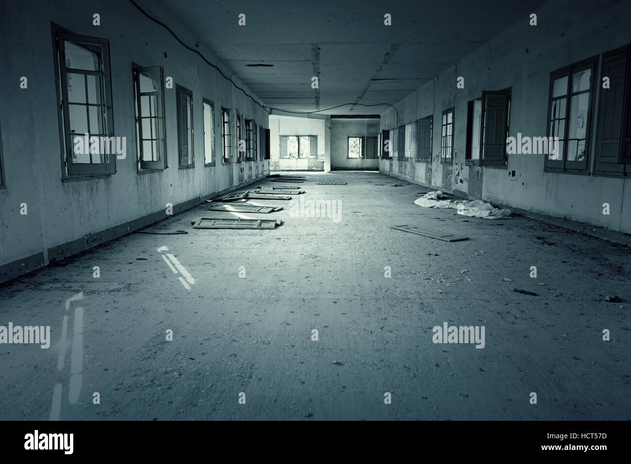 Haunted house, detail of a terrifying home, fear and terror Stock Photo ...