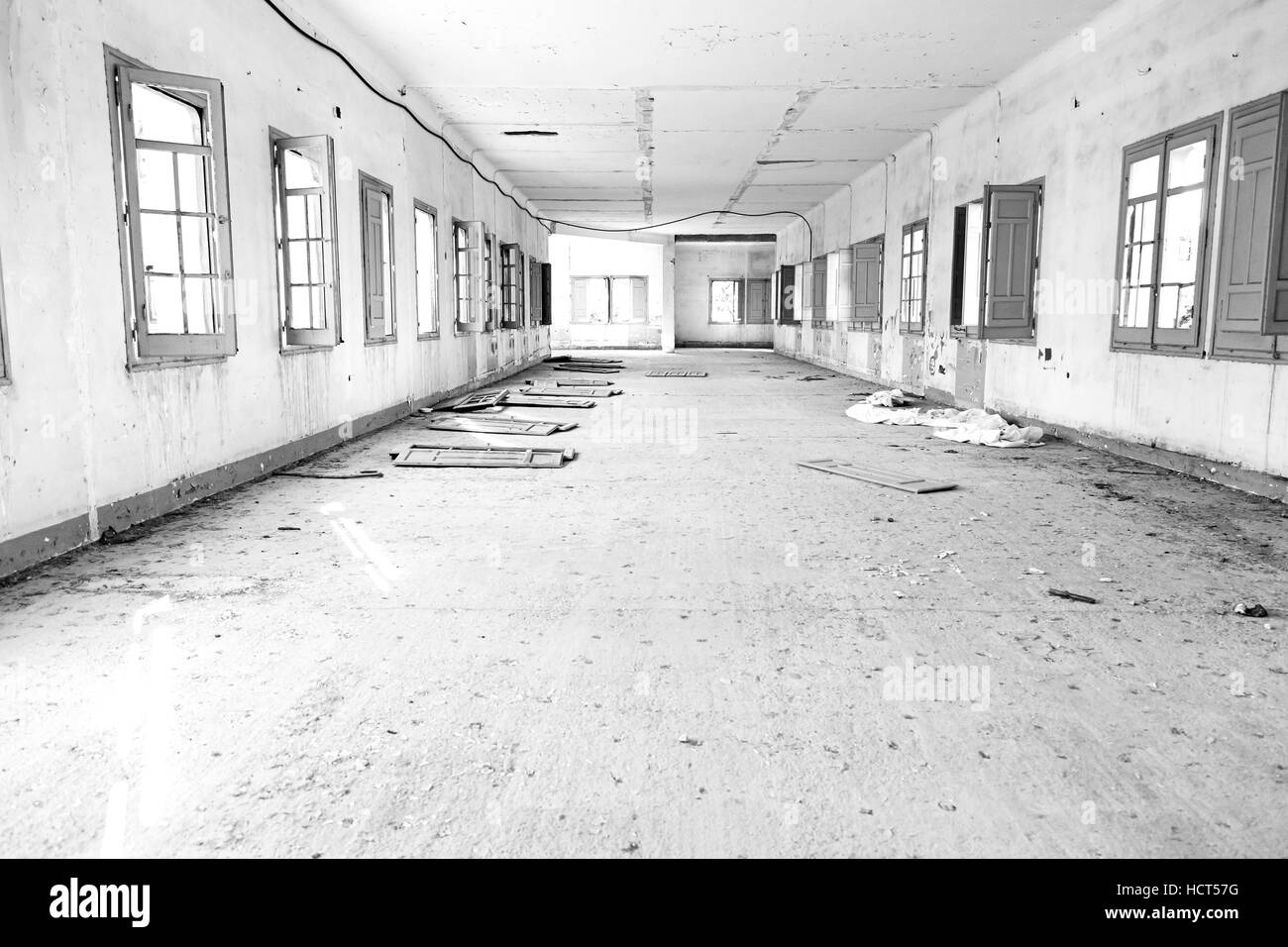 Haunted house, detail of a terrifying home, fear and terror Stock Photo ...
