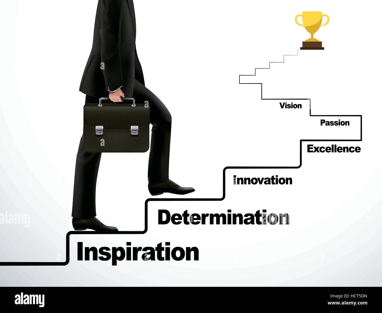 Going to success Stock Vector Images - Alamy