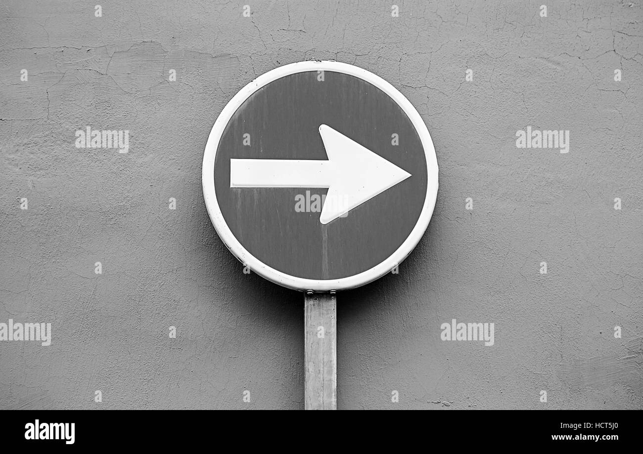 Signal direction for traffic, detailed information signal Stock Photo ...